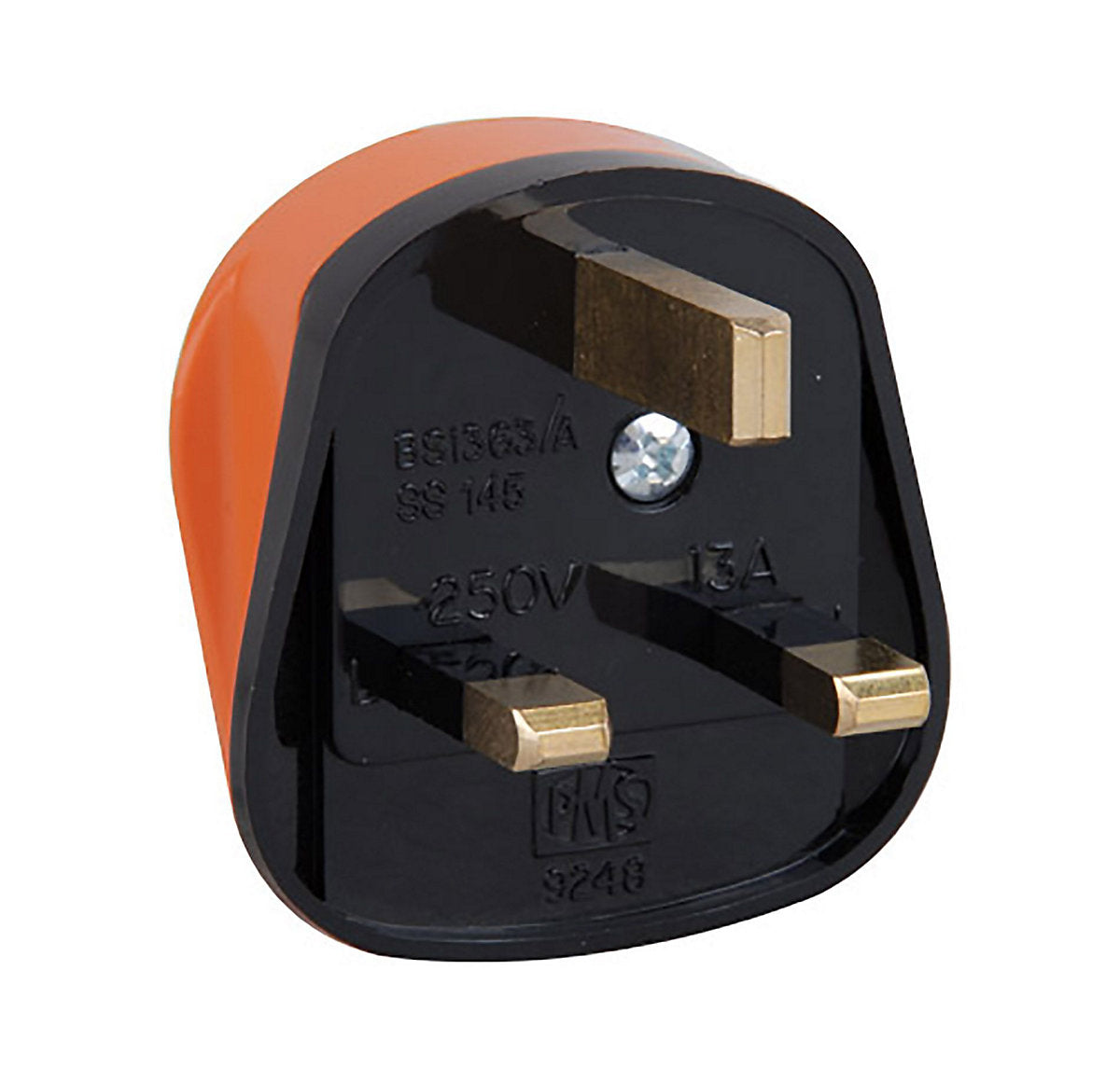 Orange Rubber Type 13A Plug Tops – Clevedon DIY