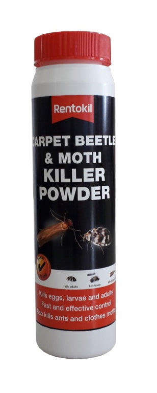 Rentokil Carpet Moth & Beetle Killer Powder 150g – Clevedon DIY