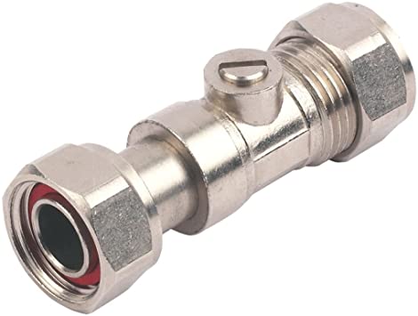 Service Valve Straight 15mm x 1/2" Chrome – Clevedon DIY