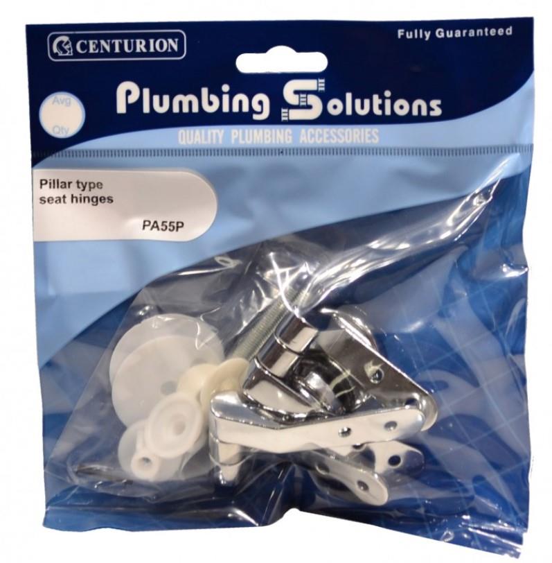 Chrome Pillar Type Toilet Seat Hinge – Clevedon DIY